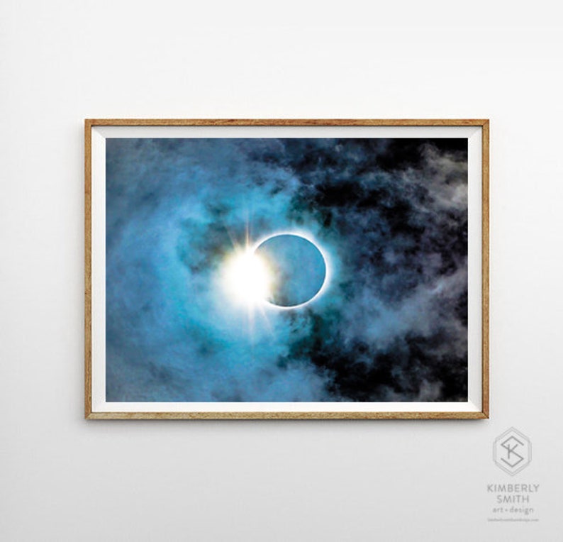 Astronomical Bling Solar Eclipse Diamond Ring Fine Art - Etsy