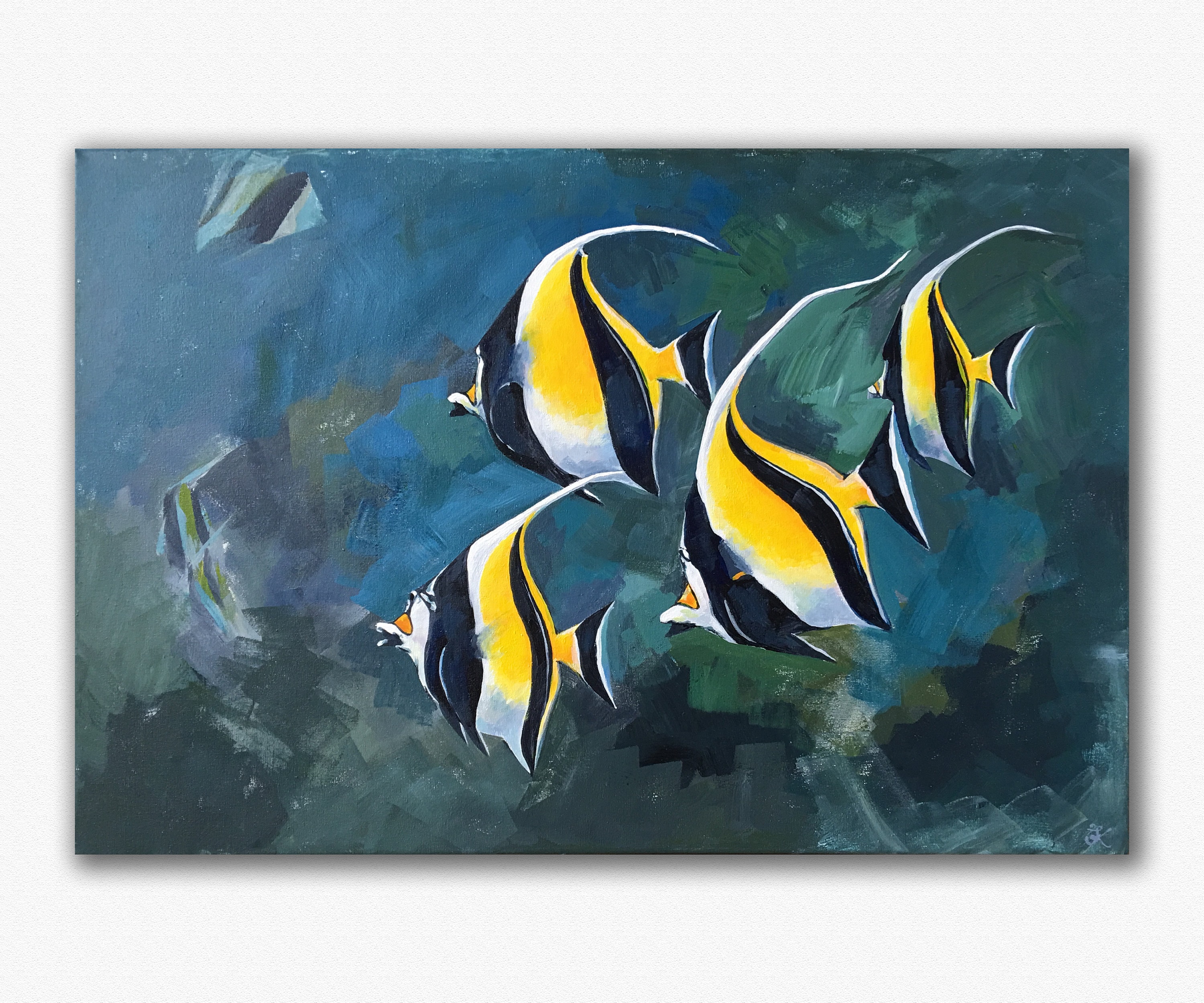 Angelfish Painting