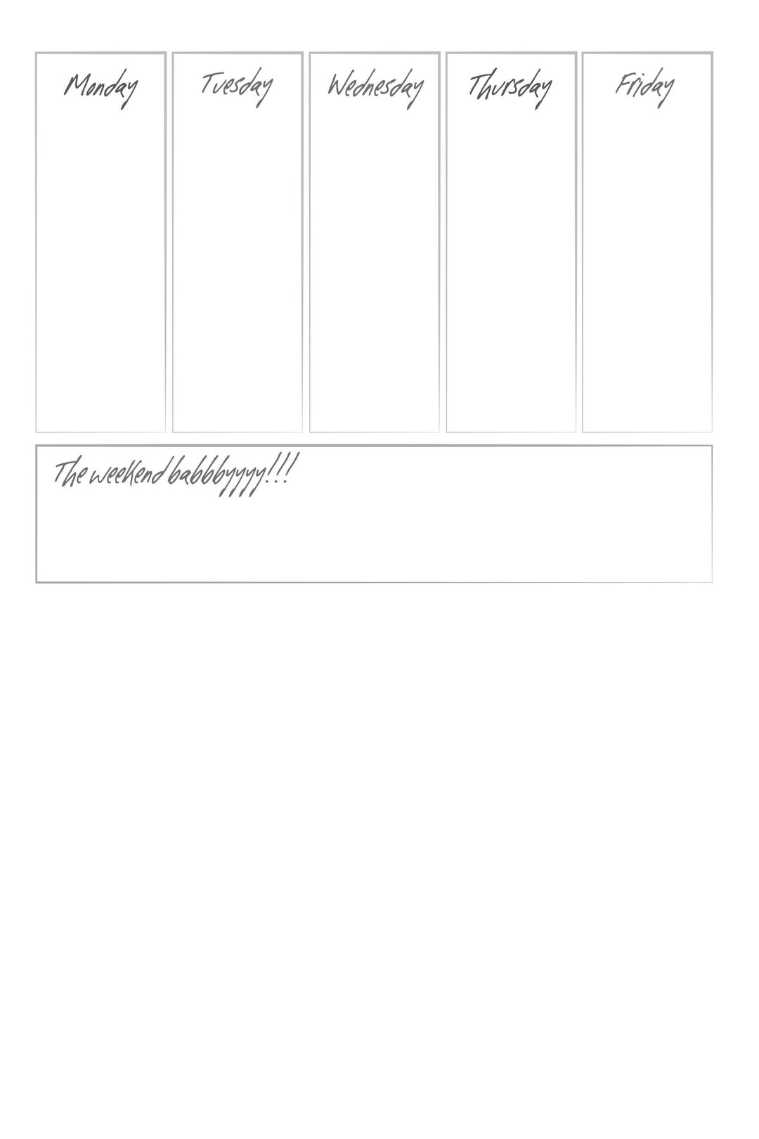 Daily Landscape Printable Planner/organiser Minimal - Etsy