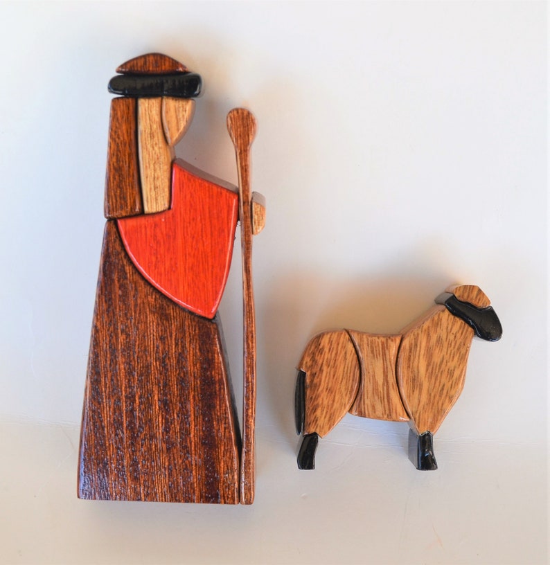 Simple Wooden Nativity Set Nativity Scene 17 Piece Set - Etsy