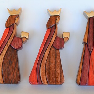 Simple Wooden Nativity Set Nativity Scene 17 Piece Set - Etsy