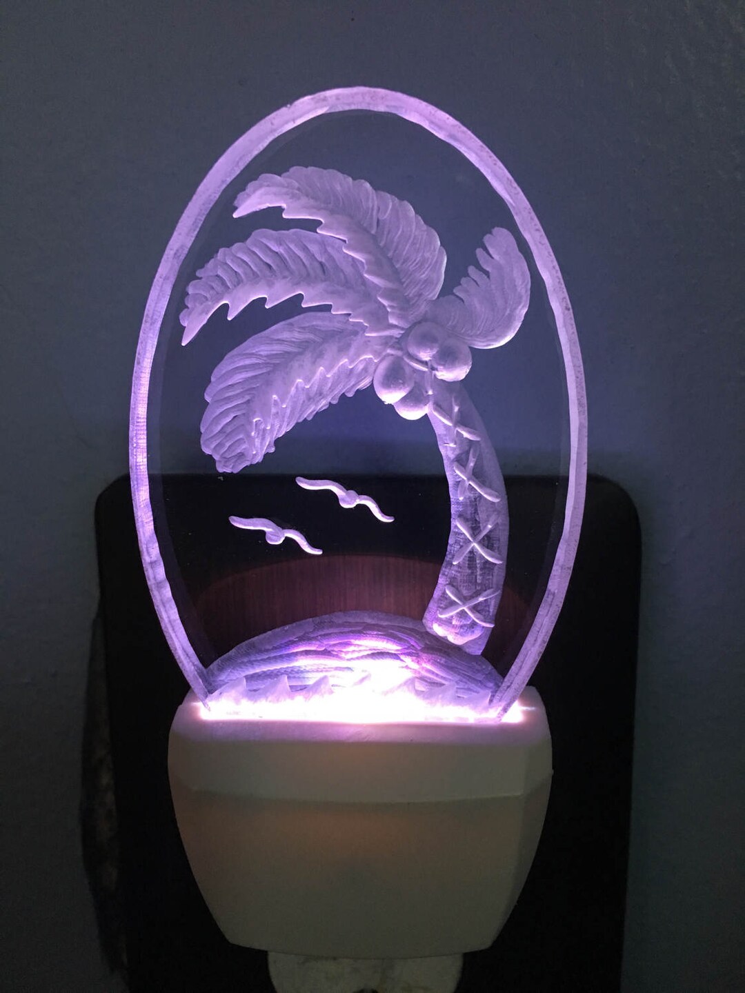 Palm Tree LED Nitelight - Etsy