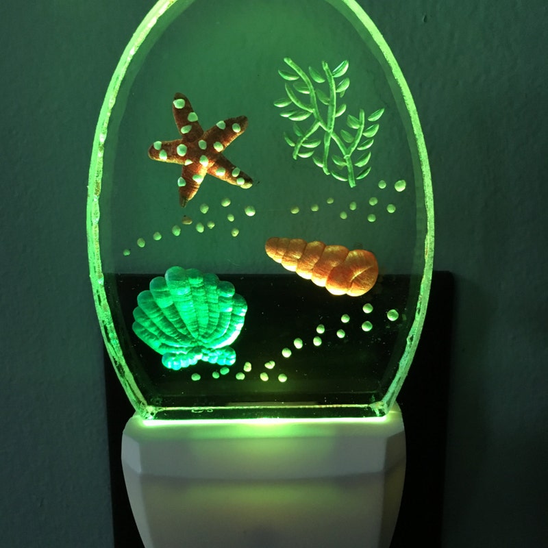 Seashell Night Light - Etsy