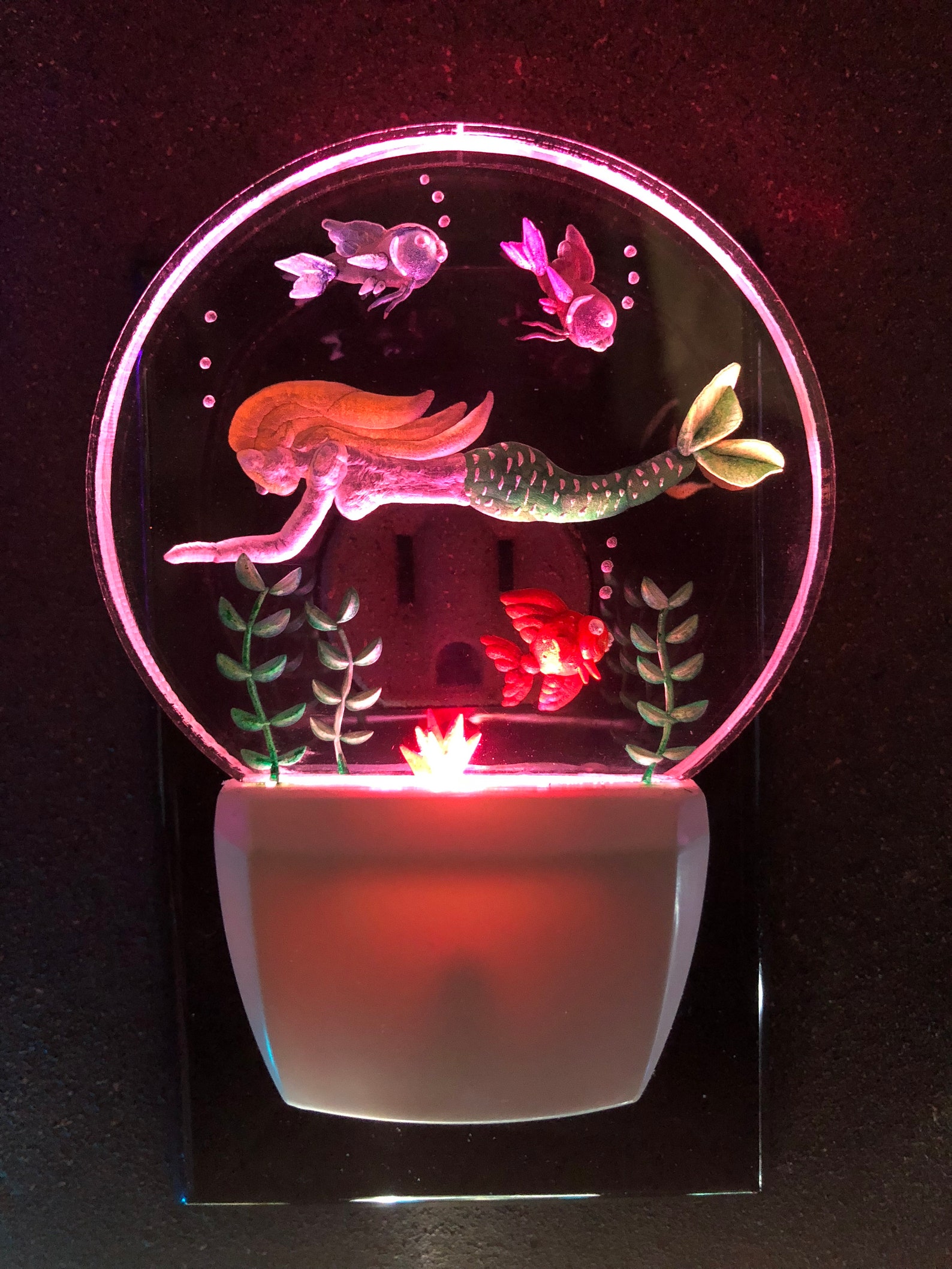 Mermaid Night Light - Etsy