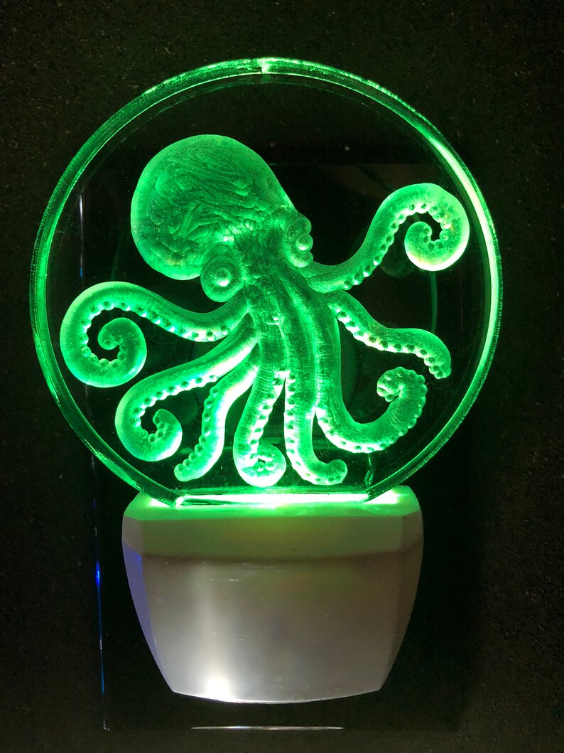 Octopus Night Light - Etsy