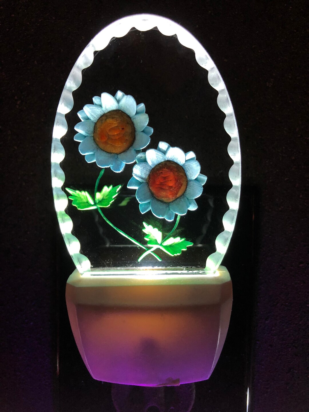 Gerbera Daisy Night Light (pink) - Etsy