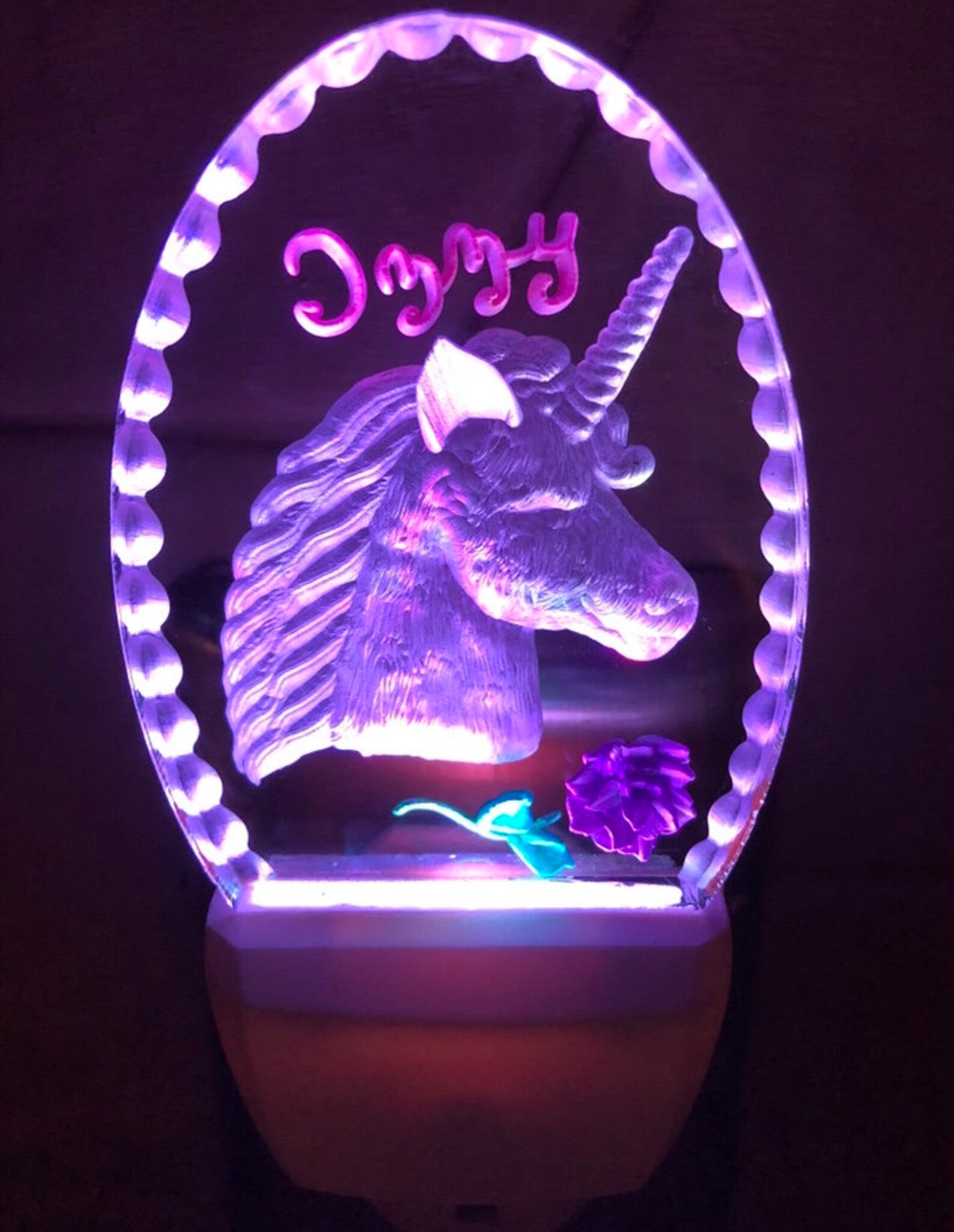Unicorn Night Light - Etsy