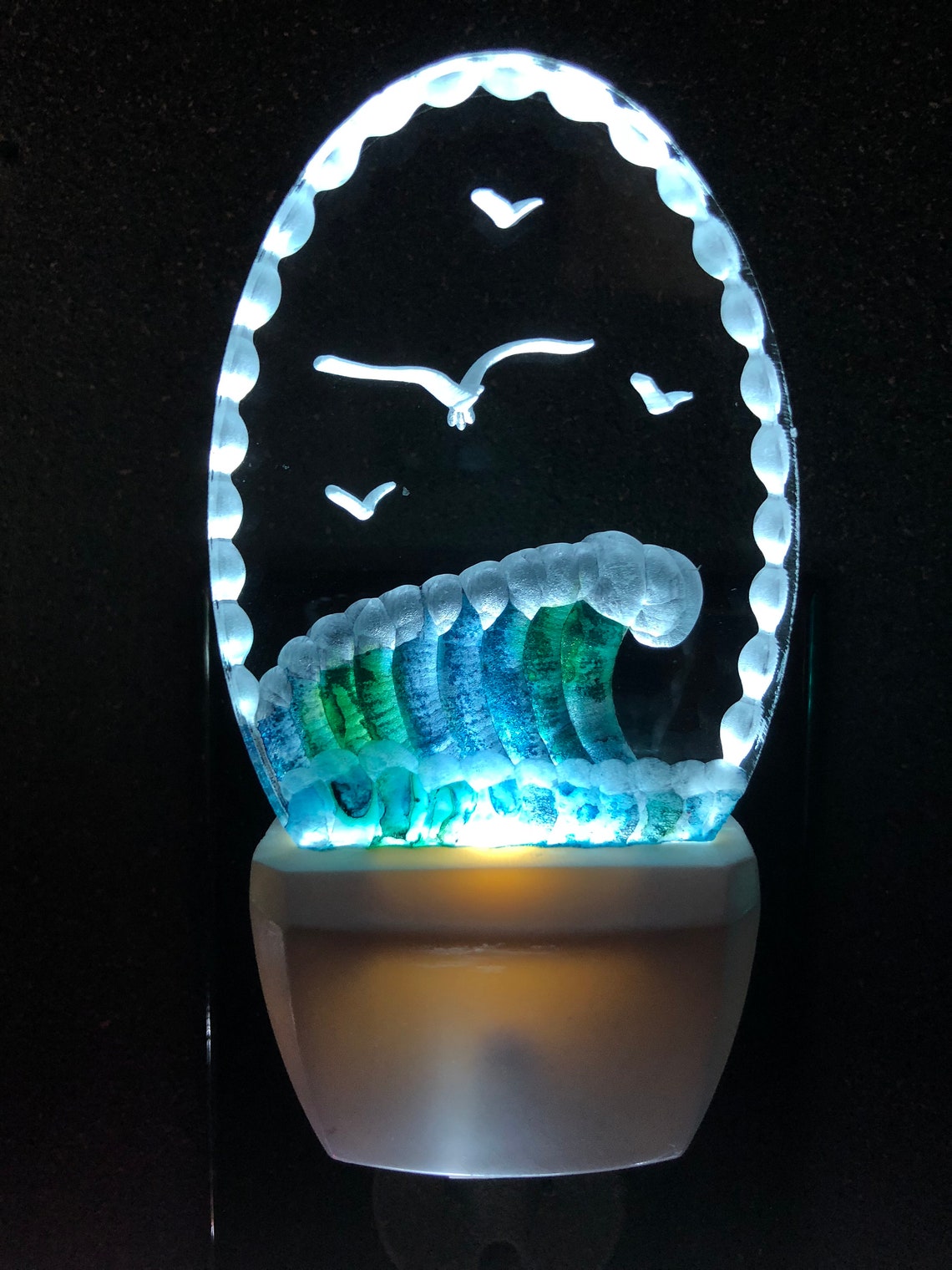 Ocean Wave Night Light - Etsy