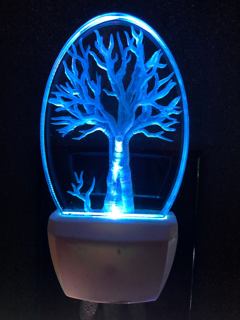 Winter Tree Night Light - Etsy