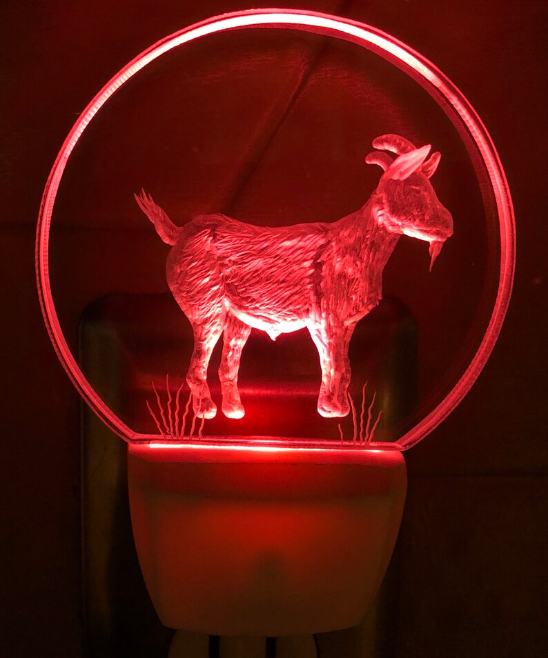 Goat Night Light - Etsy