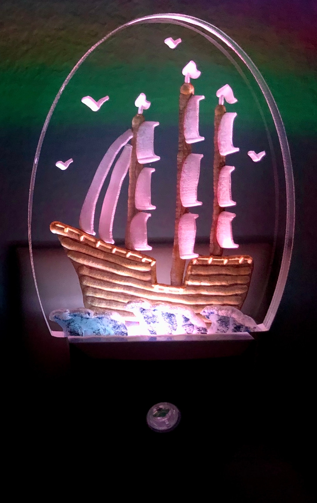 Pirate Ship Night Light - Etsy