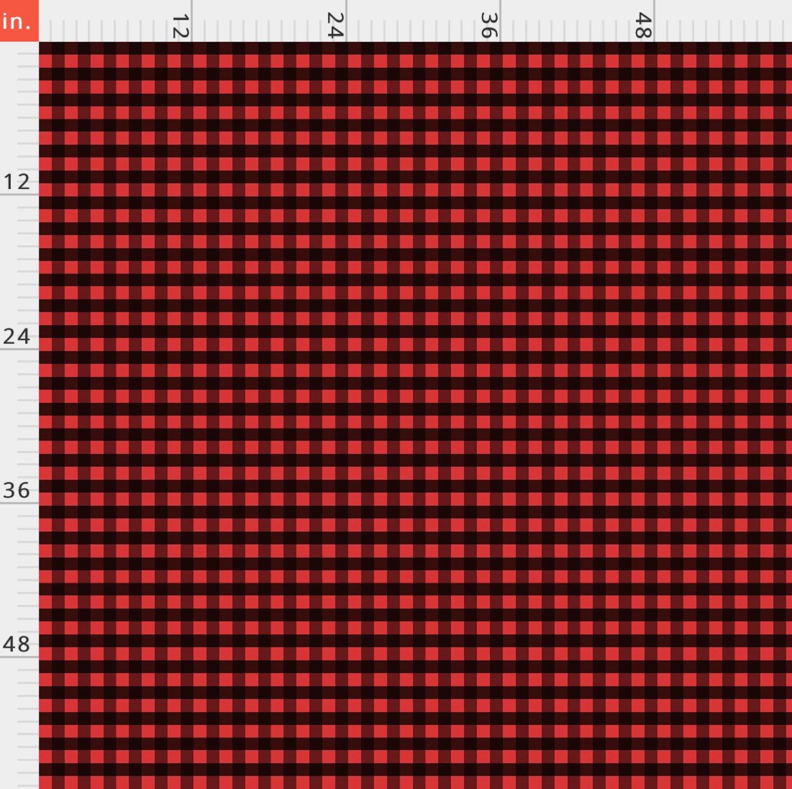 Red Buffalo Plaid Seamless File - Fabric File - Seamless Graphic for ...