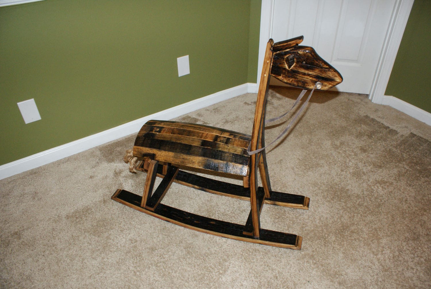 Barrel Stave Rocking Horse - Etsy
