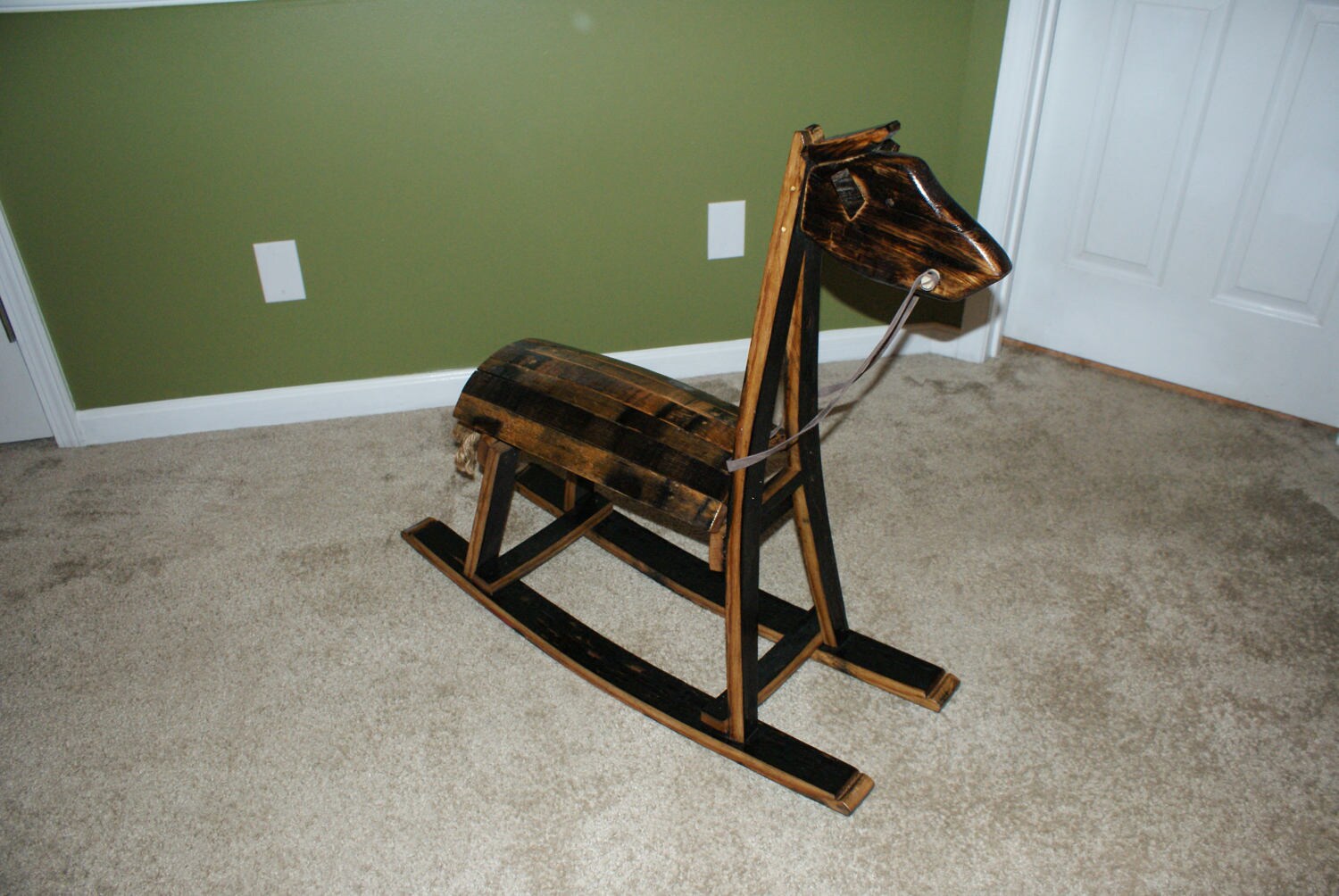 Barrel Stave Rocking Horse - Etsy