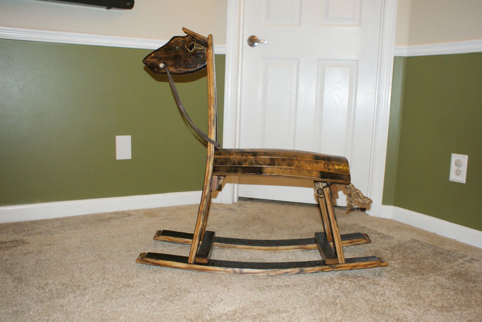 Barrel Stave Rocking Horse - Etsy