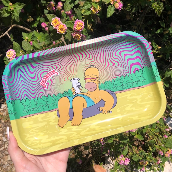 Decorative Trays Bart Simpson Rolling Tray Home & Living etna.com.pe