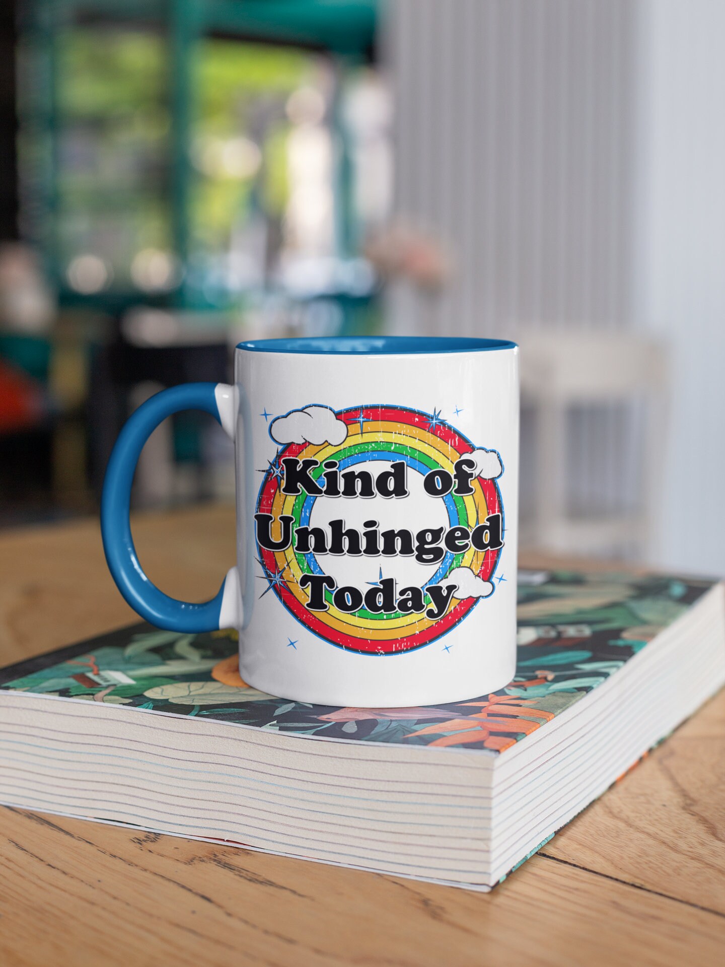 Kind of Unhinged Today PNG ONLY Transparent Background 2400x2400 - Etsy