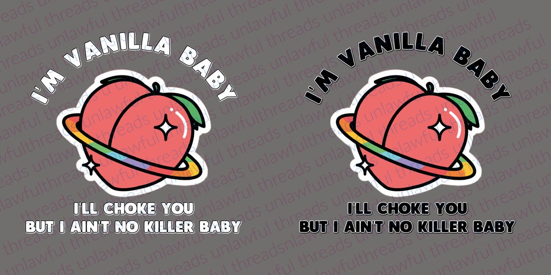 I'M VANILLA BABY Png Transparent File - Etsy