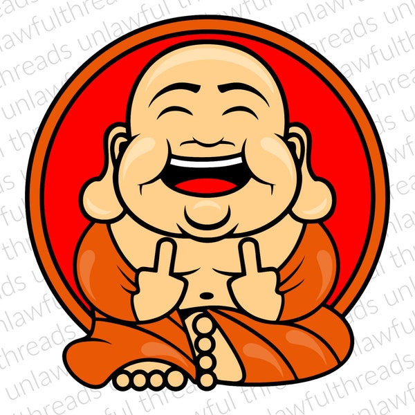 Middle Finger Buddha - Etsy