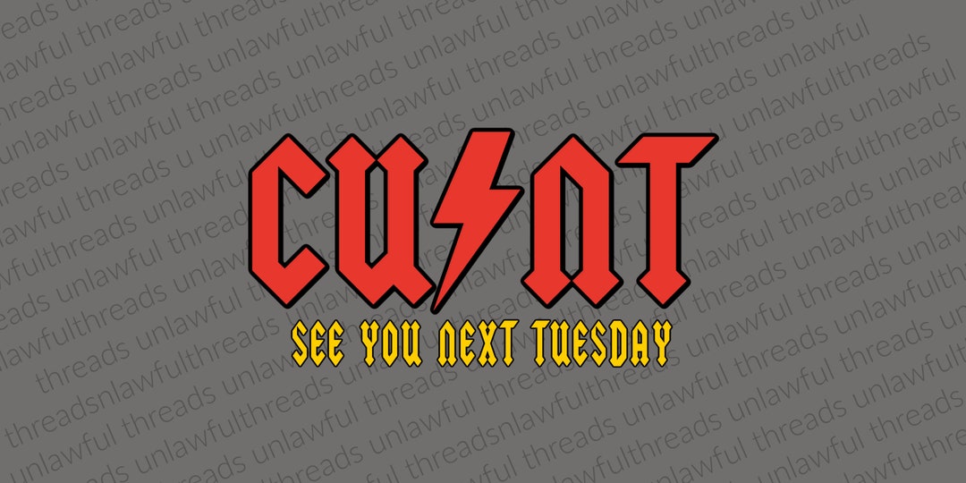 CU NT See You Next Tuesday Png Transparent Files 2000x2400 - Etsy