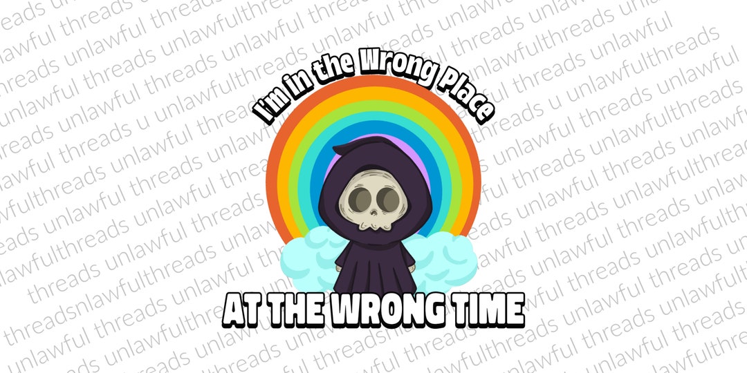 Wrong Place Wrong Time Reaper Rainbow Png Transparent Files 4000x4800 ...