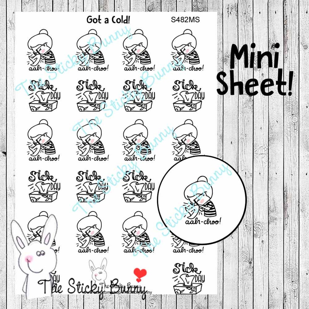 Got a Cold Planner Stickers for Any Planning Style S482MS - Etsy