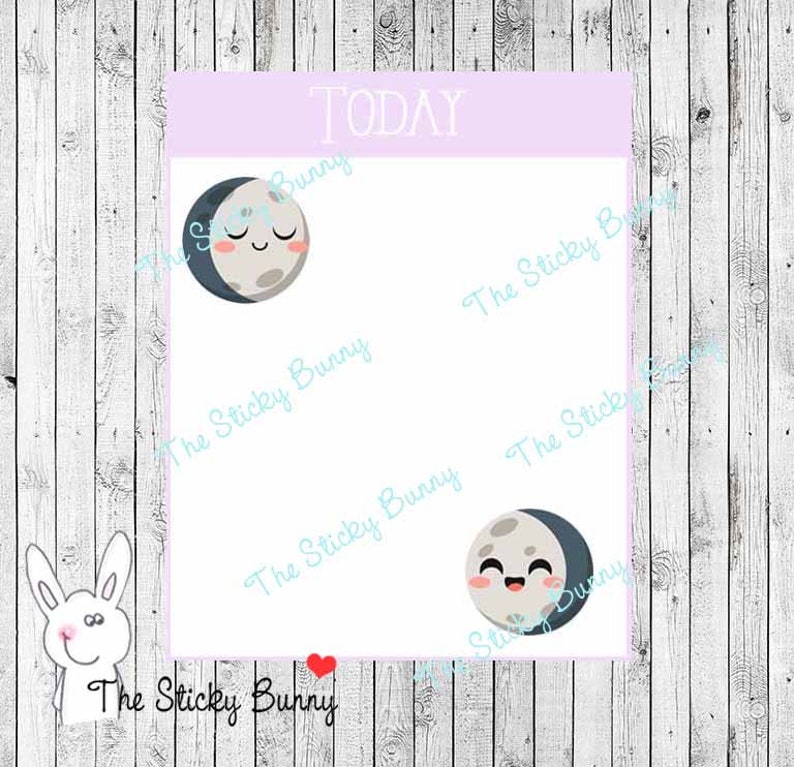 Moon Phases - Planner Stickers for Any Planning Style (S798MS) - Etsy