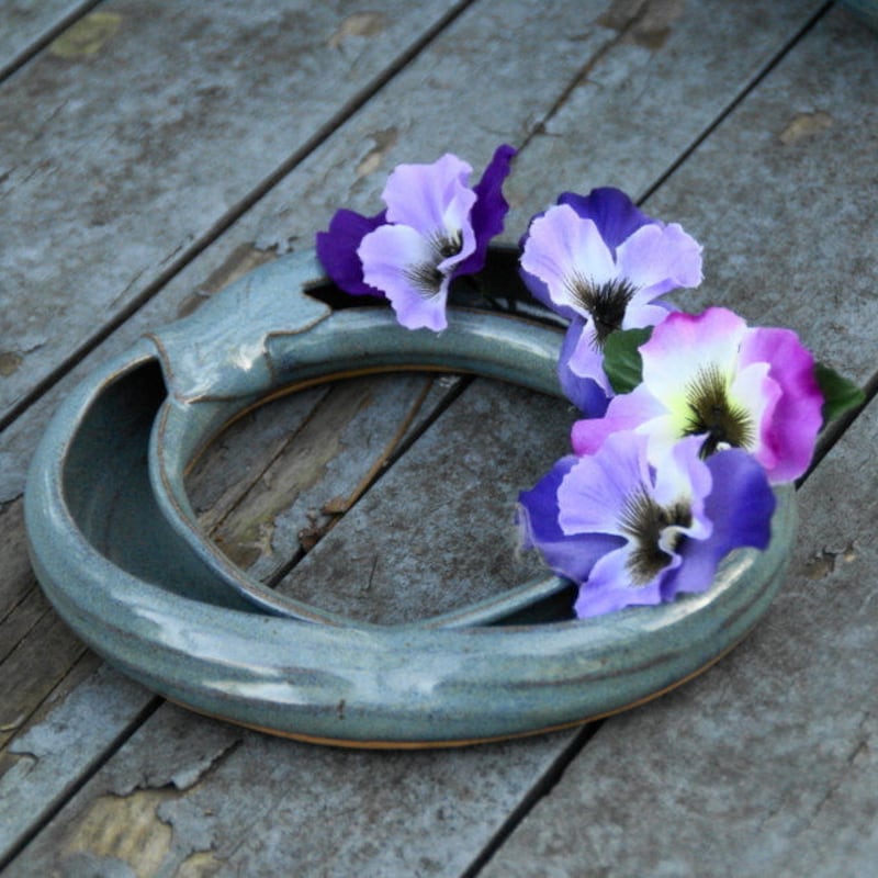 Pansy Flower Ring - Etsy