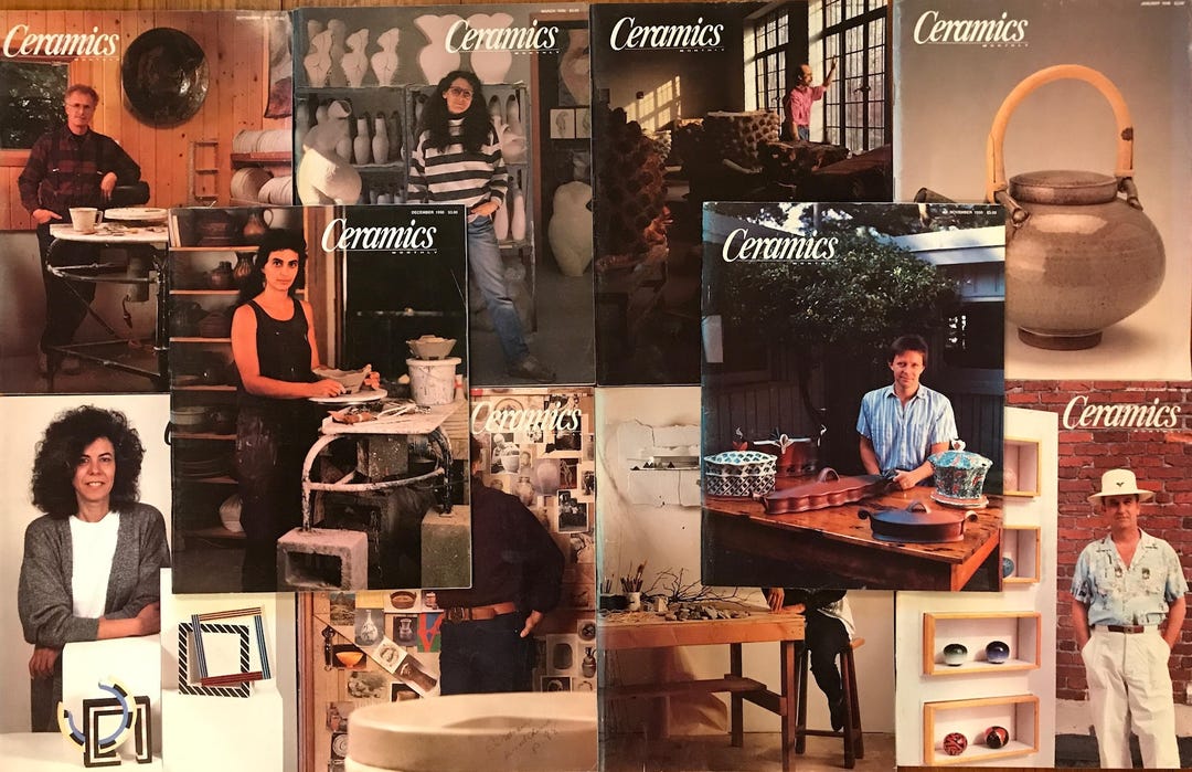 Ceramics Monthly Magazines - Full Year of 10 Issues - Etsy