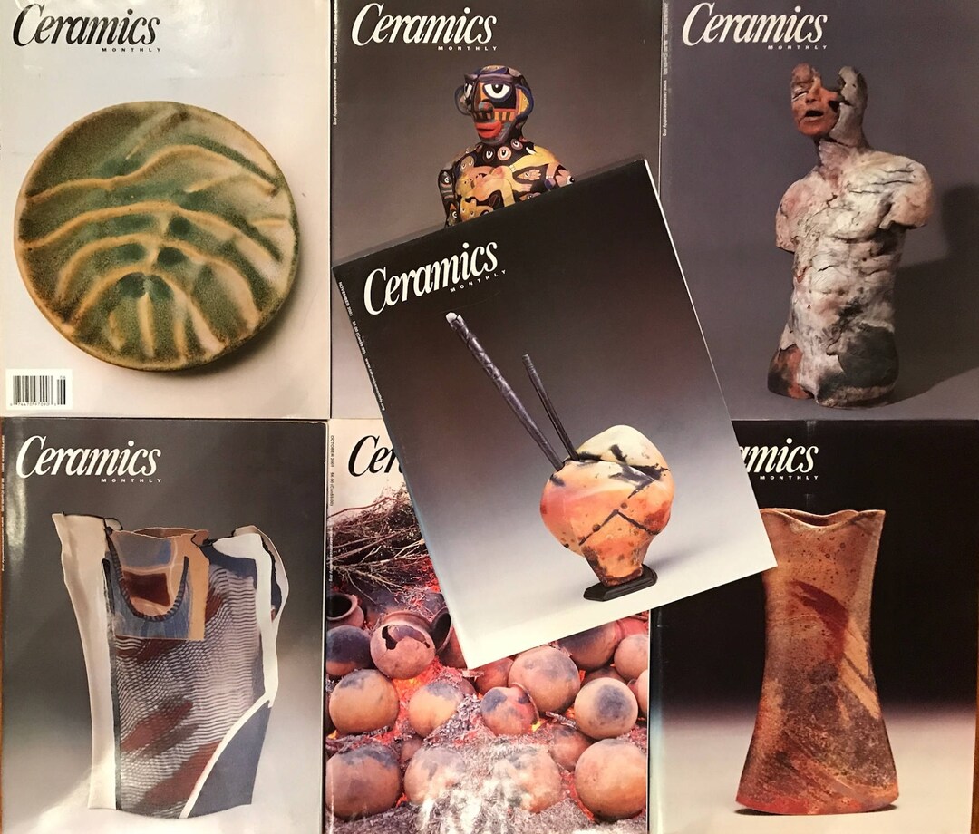 Ceramics Monthly Magazines - 7 Issues From 2001 - Etsy