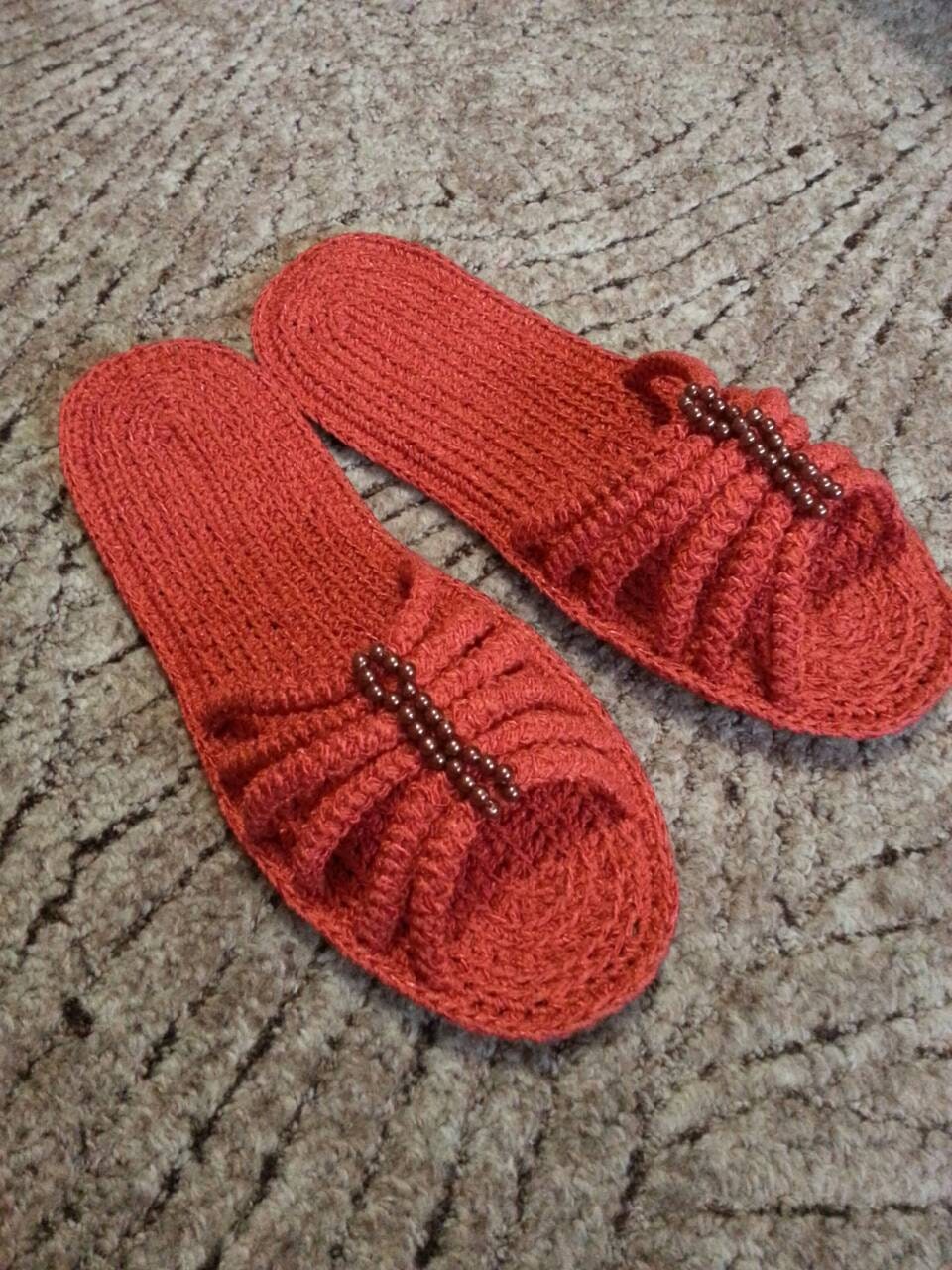 Women's Slippers. for Home. Green. Handmade. Wicker. the - Etsy