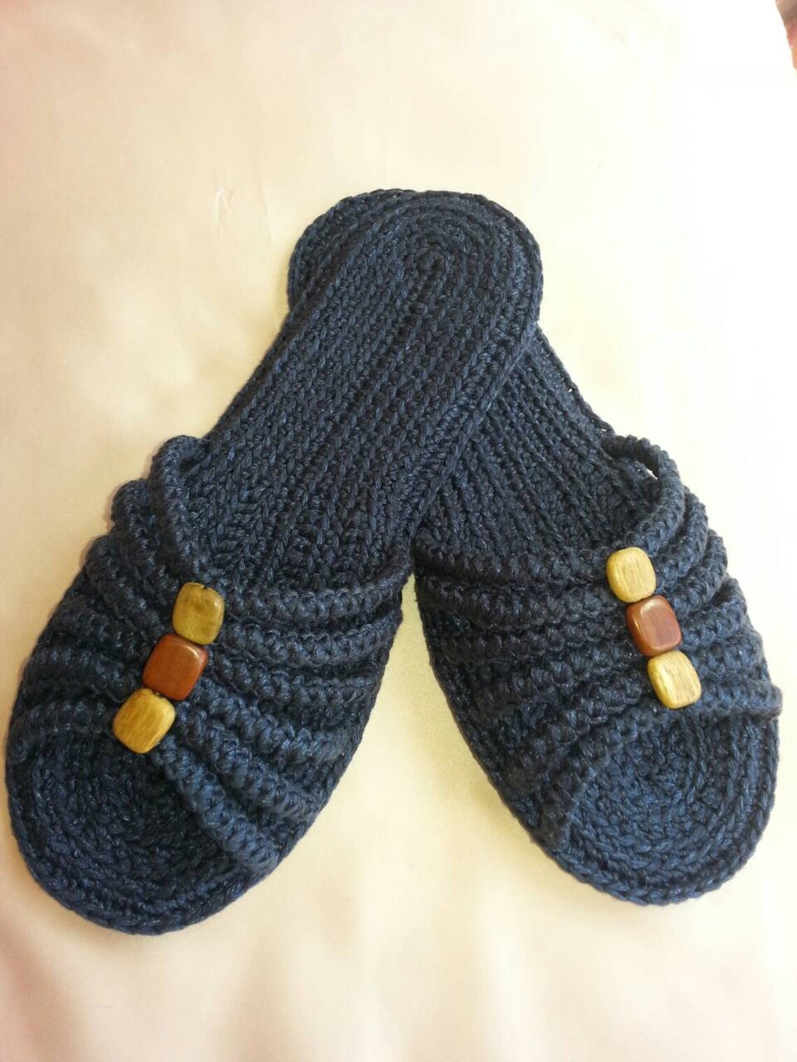 Women's Slippers. for Home. Green. Handmade. Wicker. the - Etsy