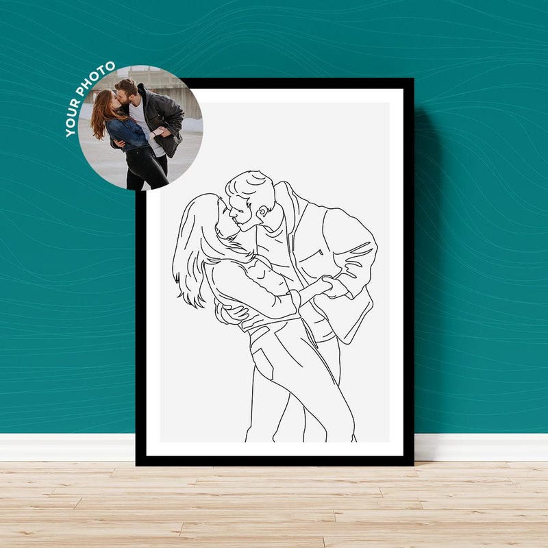 Custom Line Drawing - Etsy