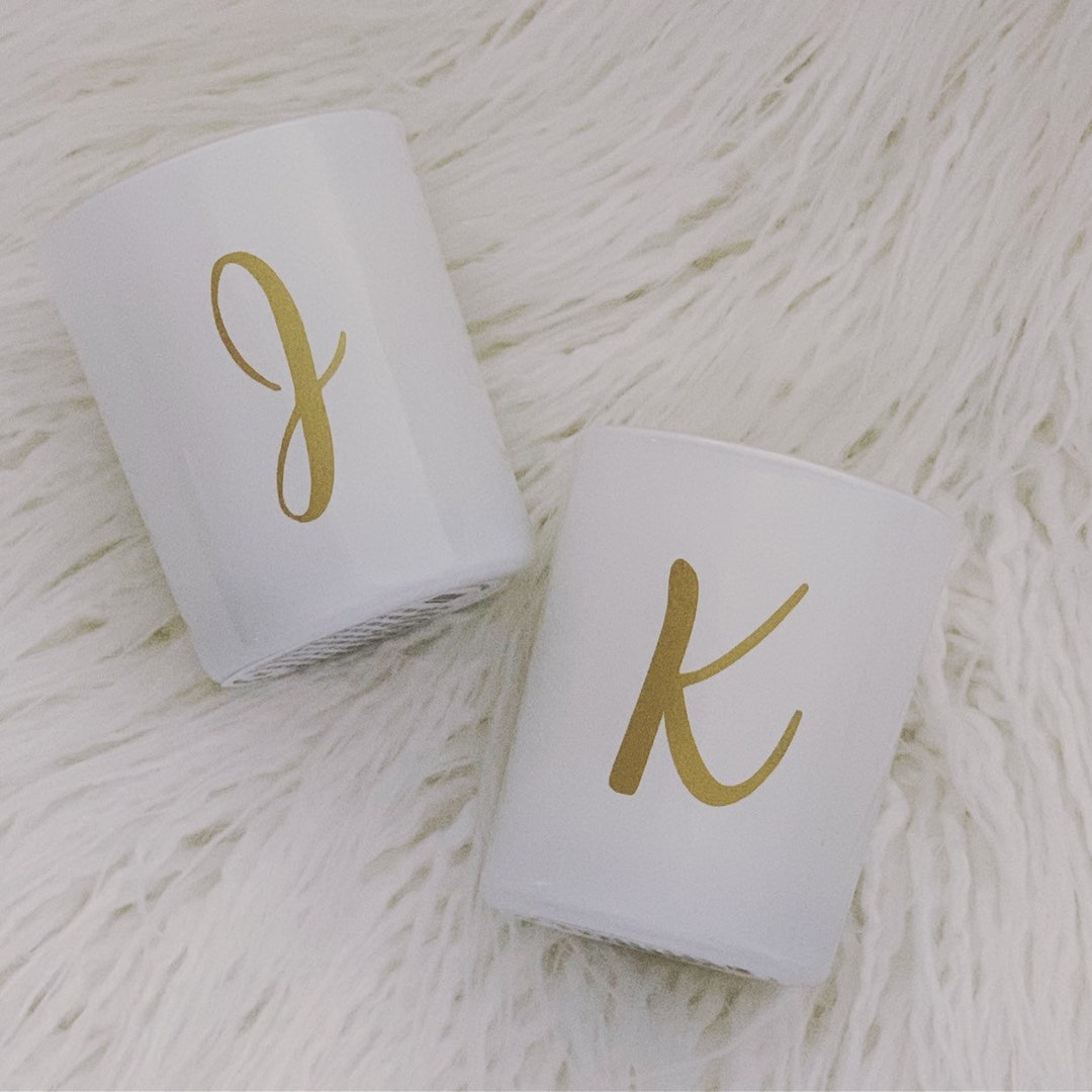 Monogrammed Personalised Soy Candle|| Customisation | Bridesmaid Gifts ...