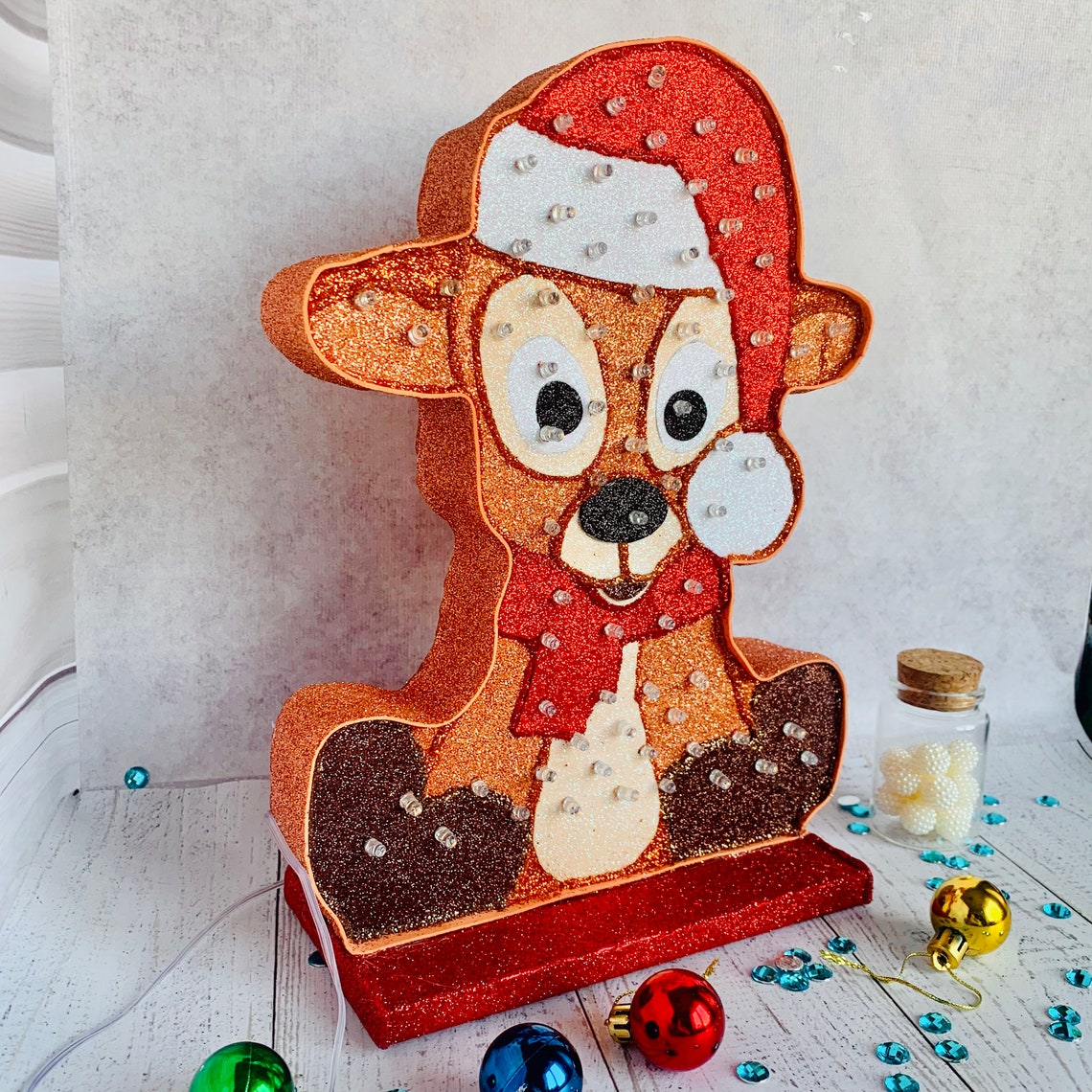 Reindeer Flashlight Room Addition Original Christmas - Etsy