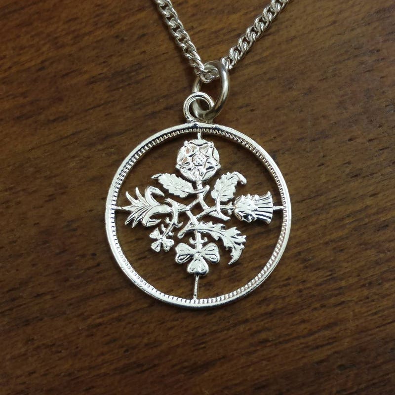 Cut Coin Necklace - Etsy