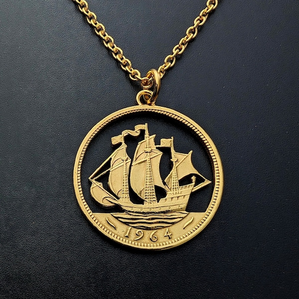 Cut Coin Necklace - Etsy