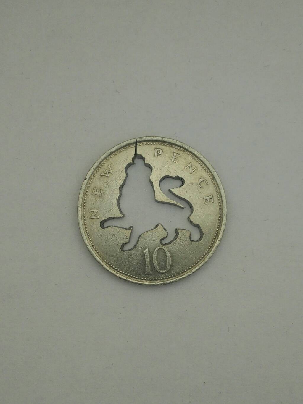 Ten Pence Lion - Cut Out Coin Cufflinks - Etsy