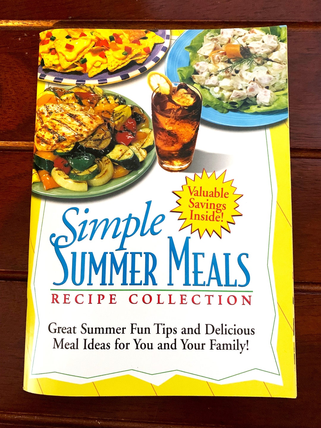 Vintage Softcover Cookbook 'simple Summer Meals' by Unilever Best Foods ...