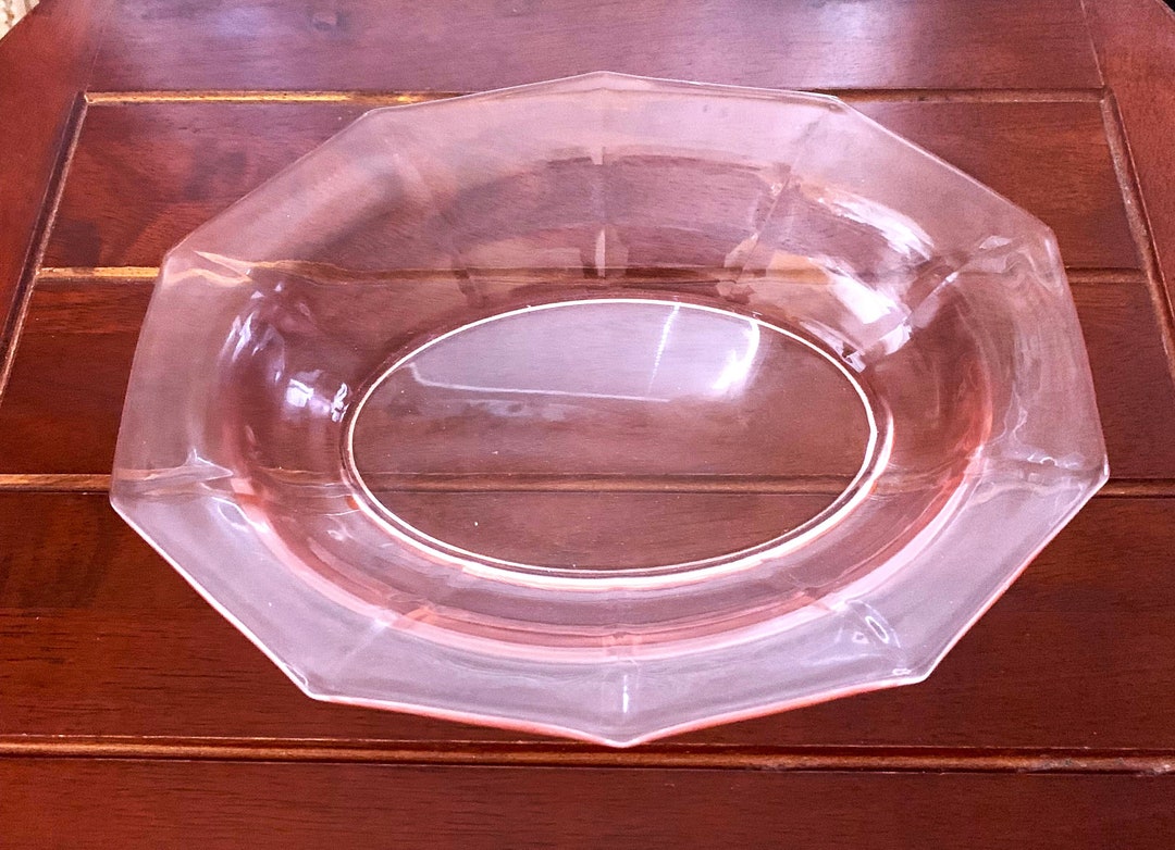 Vintage Decagon Pink 9" Vegetable Bowl by Cambridge Glass - Etsy