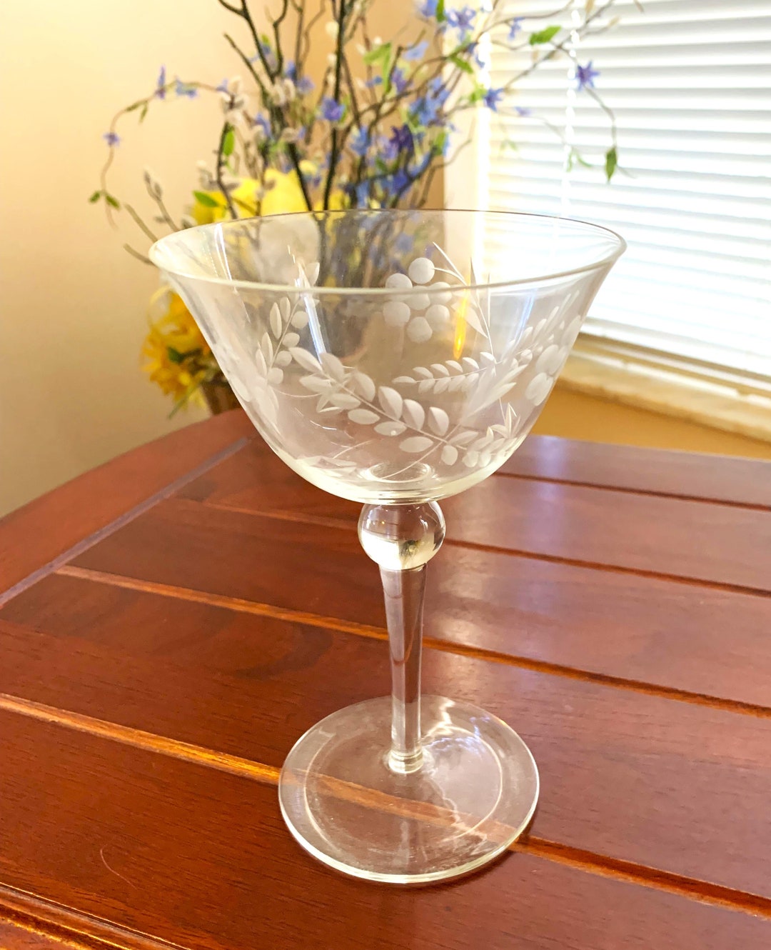 Vintage Danube Champagne/tall Sherbert Glass by Colony Glass Company - Etsy