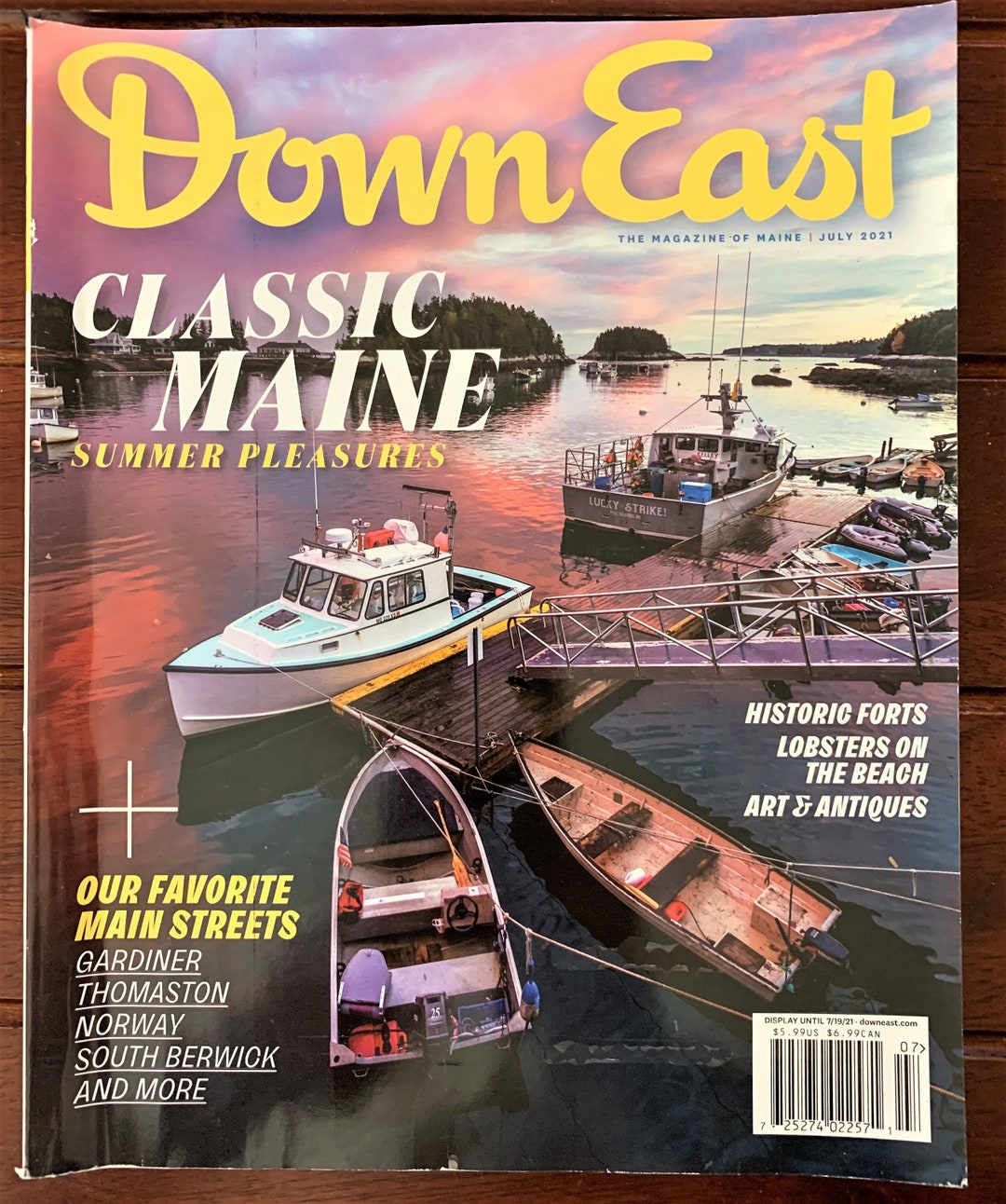 Down East Magazine Back Issue July 2021 - Etsy