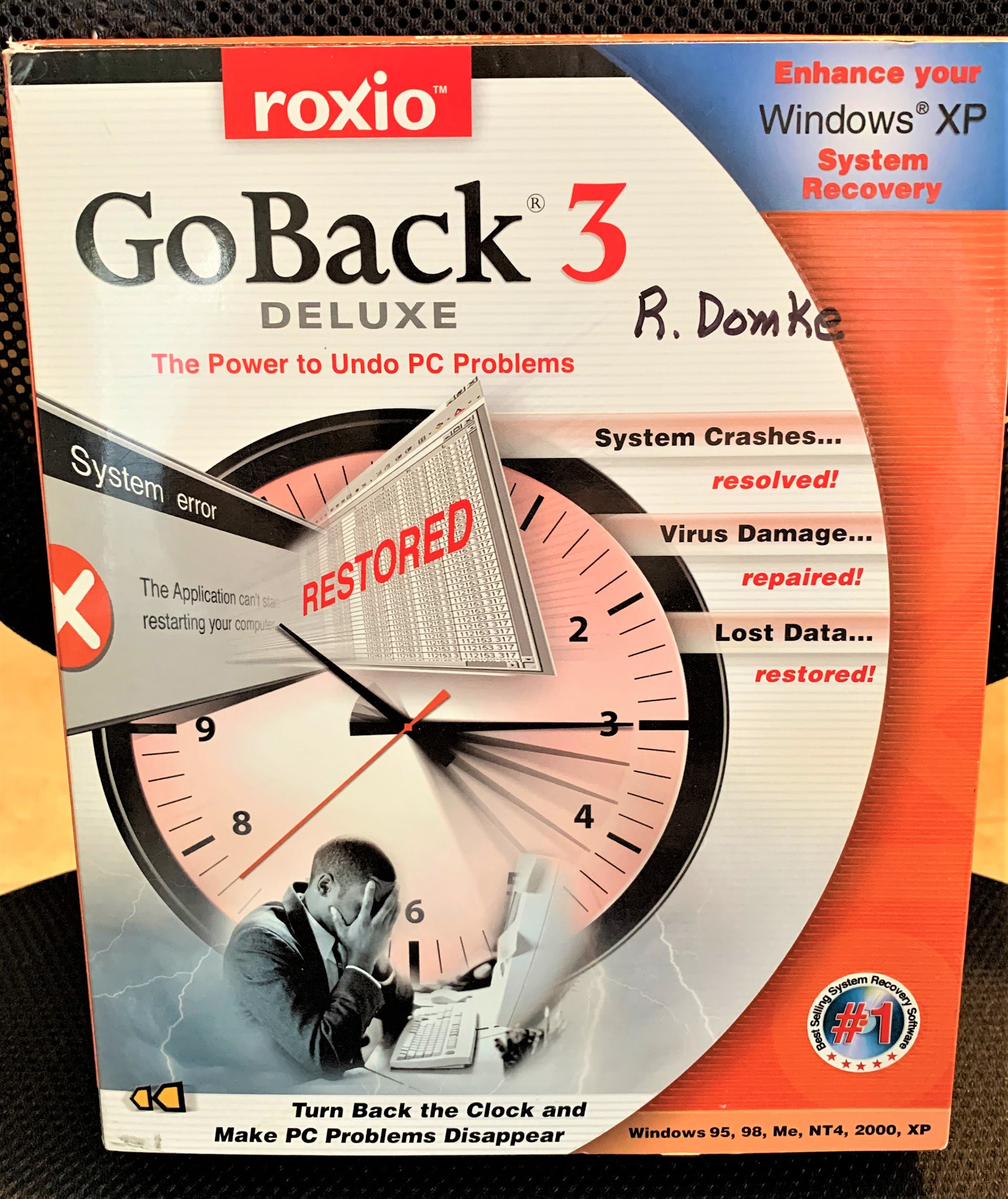 Goback 3 Deluxe by Roxio - System Recovery Software 2001 - Etsy