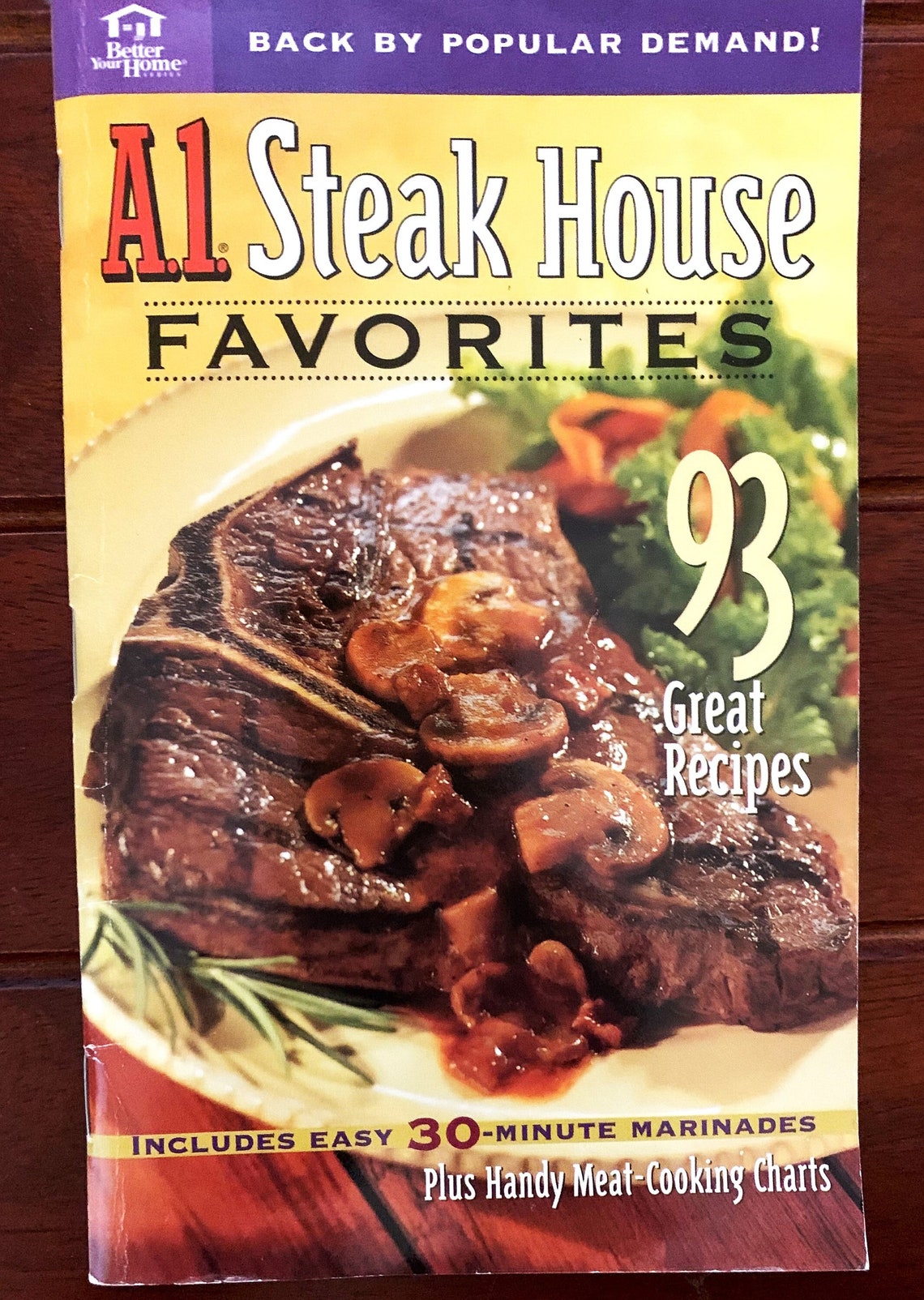 A1 Steak House Favorites Cookbook 1998 - Etsy