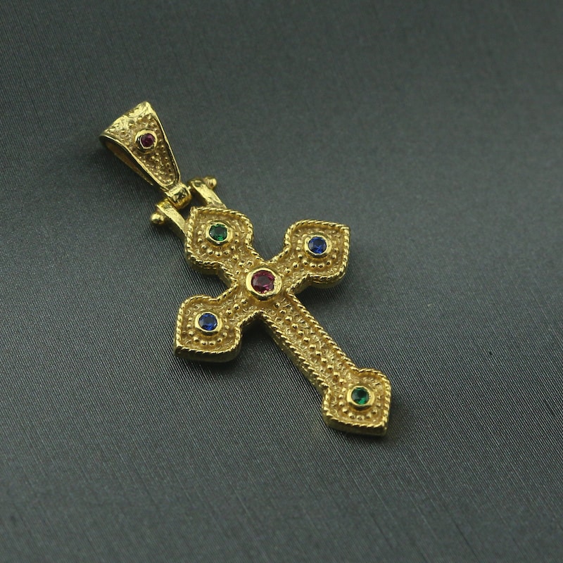 Russian Orthodox Pectoral Cross - Etsy
