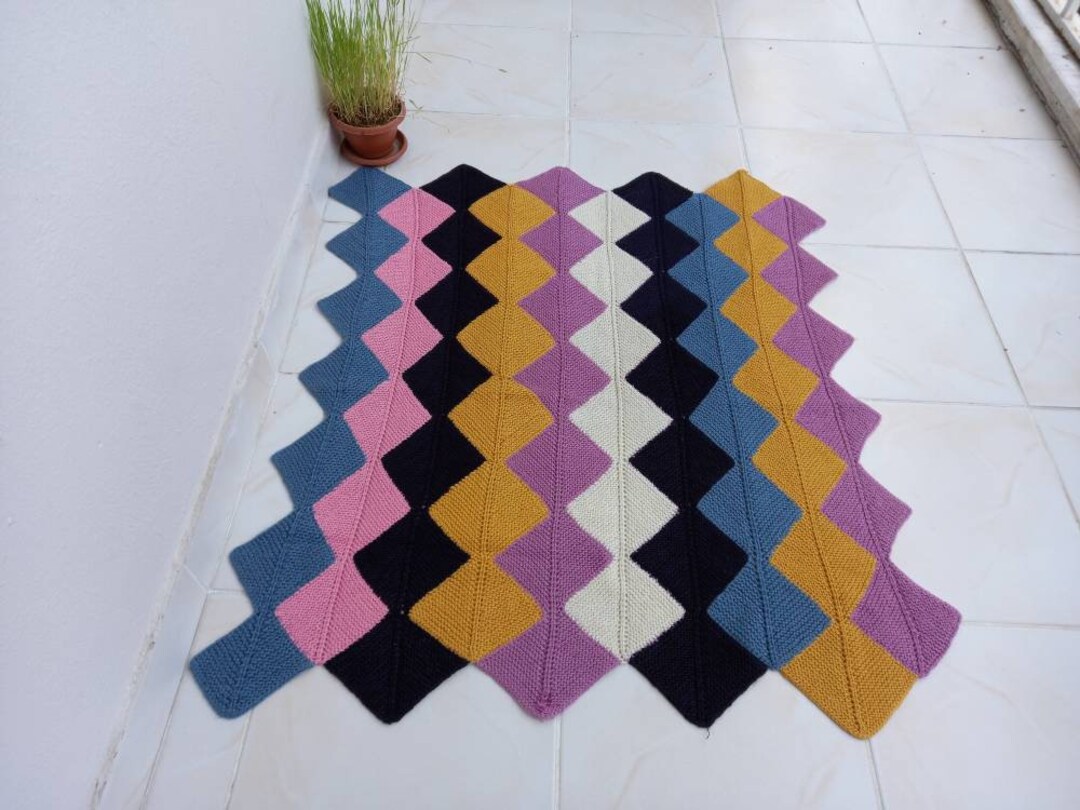 Colorful Rug 3.1x2.6,feet,boho Rug,doormat Rug,home Living Rug,turkish ...