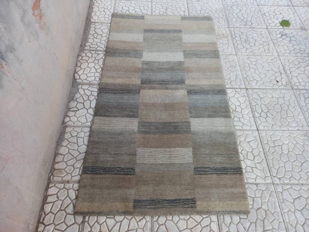 3x5 Neutral Rug,4.8x2.6,feet,5x3 Rug,oushak Rug,vintage Rug,bohemian ...