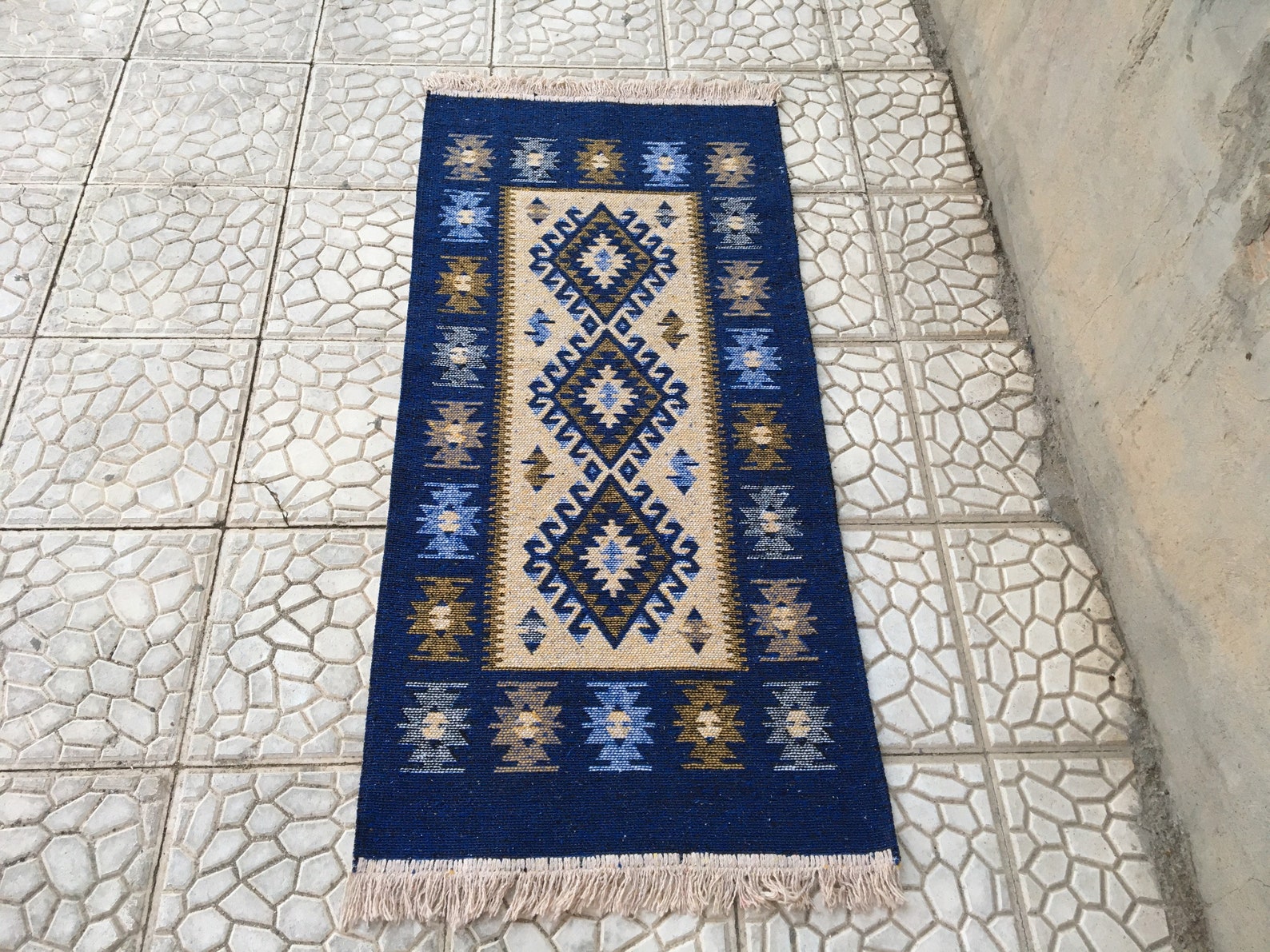 Small Runner Rug4.2 X 1.9feetkilim Rugrunner Rugturkish - Etsy