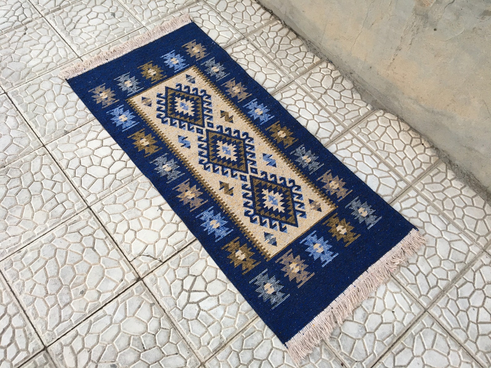 Small Runner Rug4.2 X 1.9feetkilim Rugrunner Rugturkish - Etsy