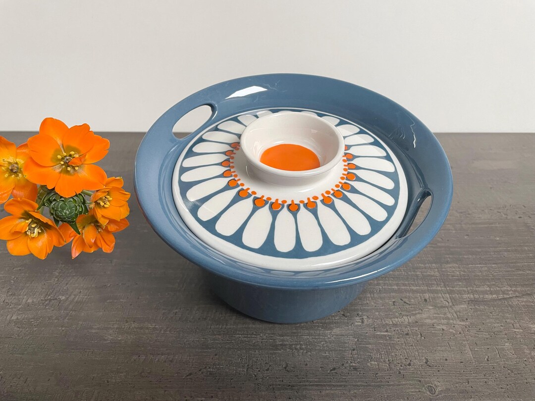 Figgjo Flint Daisy Dish / Casserole With Lid Number 12001, Turi Design ...